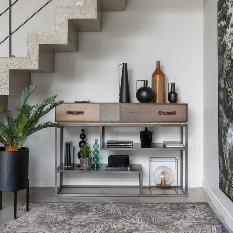 Meuble console bois et métal : 4 tendances pour décorer son entrée ...